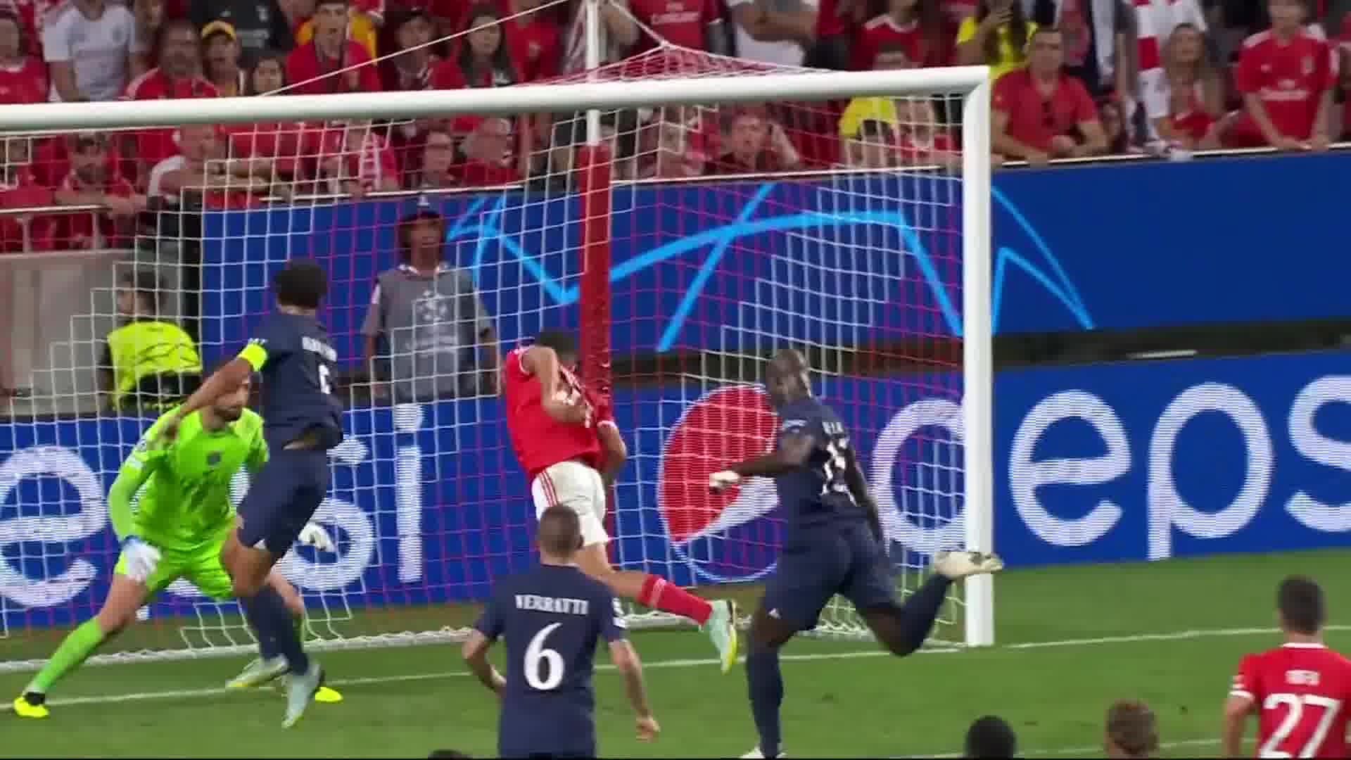 Watch Own Goal! Danilo Brushes It Into His Own Net, Benfica Pull Level from UEFA Champions ...