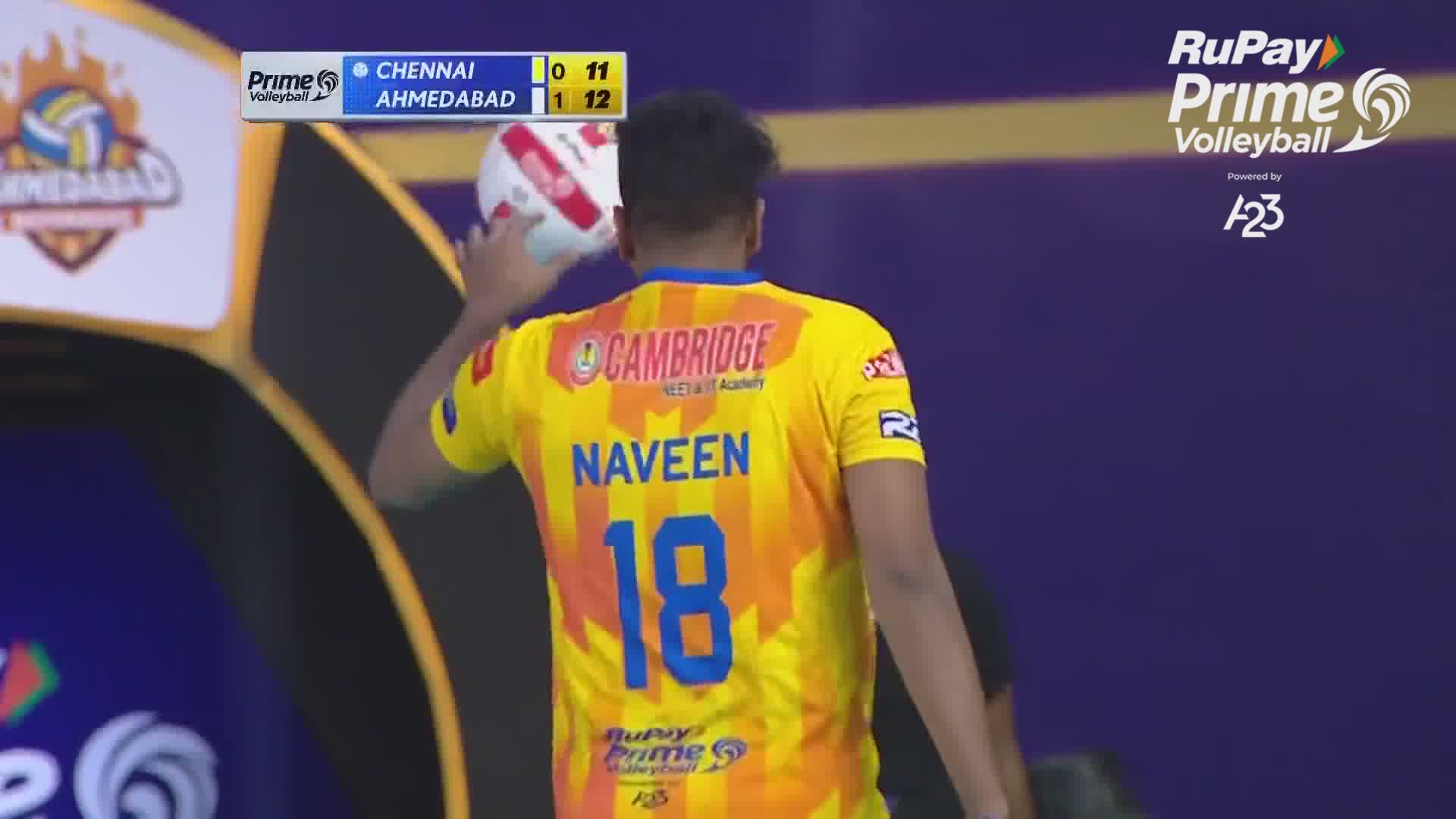 Watch Super Point! Naveen Raja Gets Blitz A Super Point from Prime ...