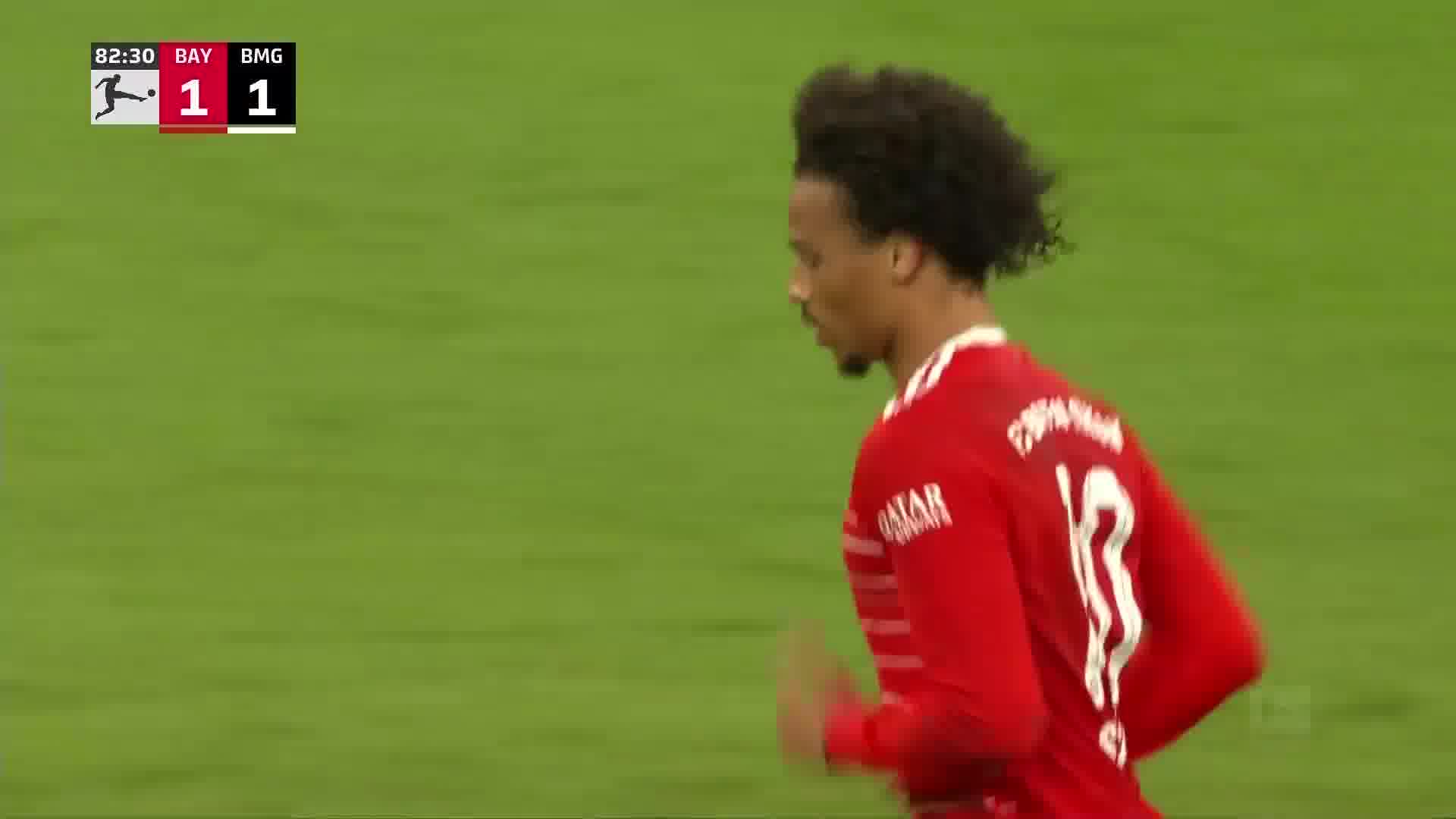 Watch Goal! Sane Restores Parity For Bayern from Bundesliga 2022-23 ...