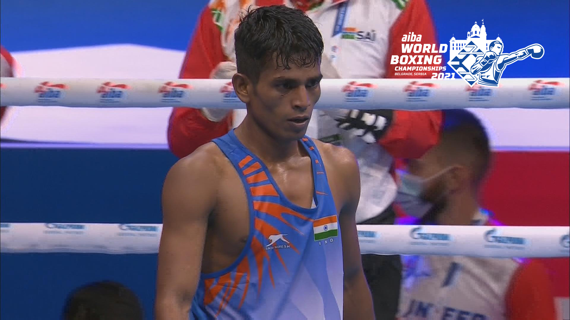 HLS - Govind (IND) vs Arias Ortiz (ECU) - R32 (46-48kg) - 27 Oct 2021 ...