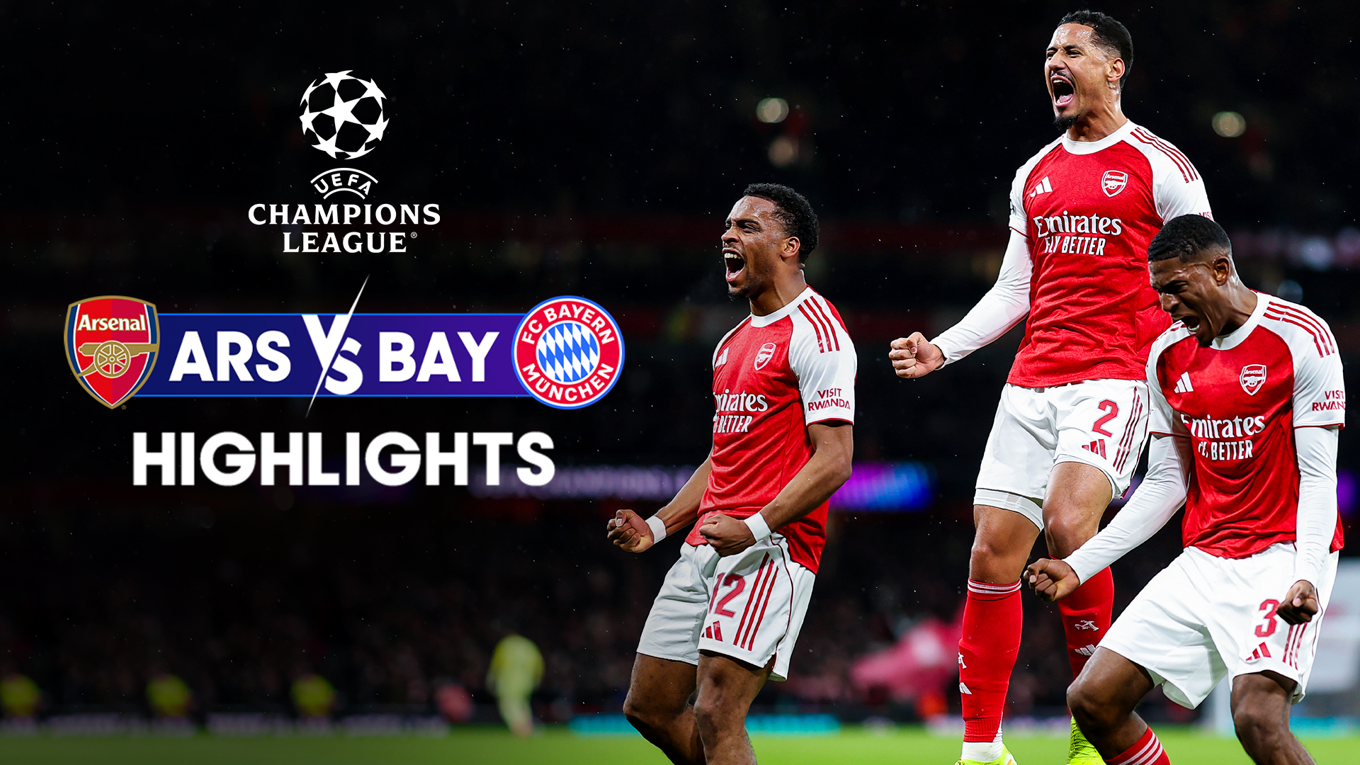 Arsenal vs Bayern - Highlights - 27 Nov 2025