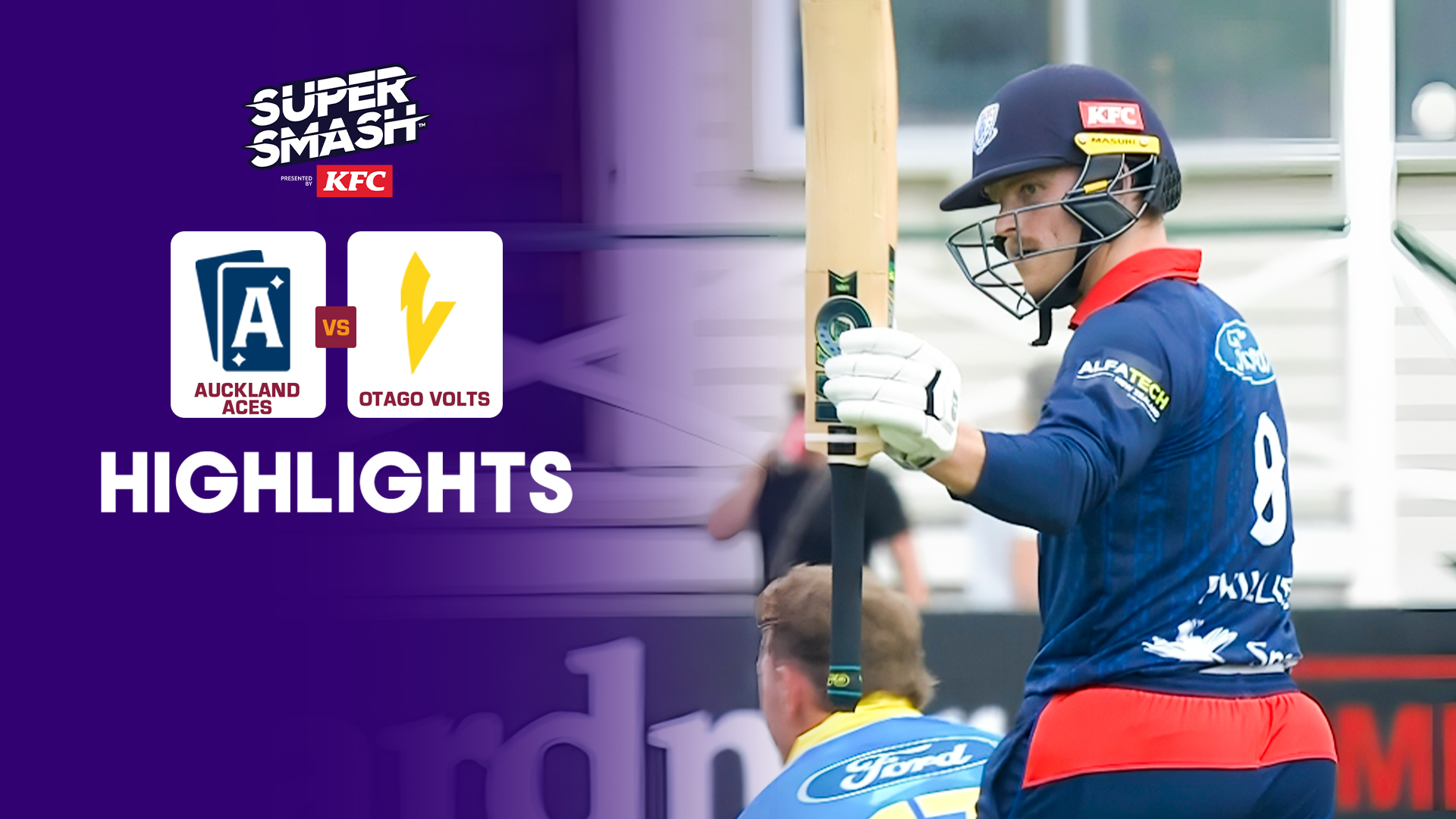 Auckland Aces vs Otago Volts - Highlights - 6 Jan 2026