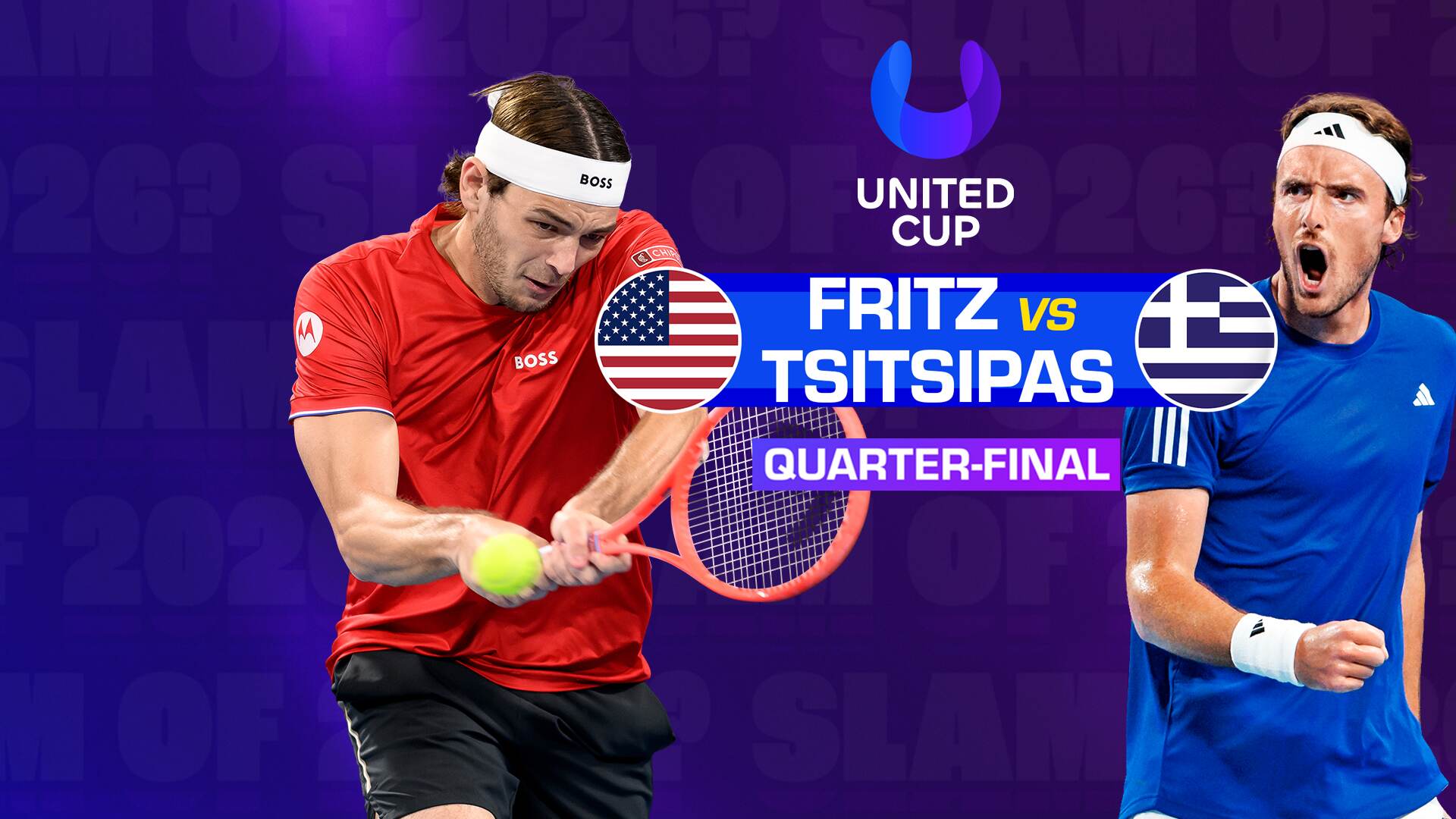 Taylor Fritz vs Stefanos Tsitsipas - Highlights - 7 Jan 2026