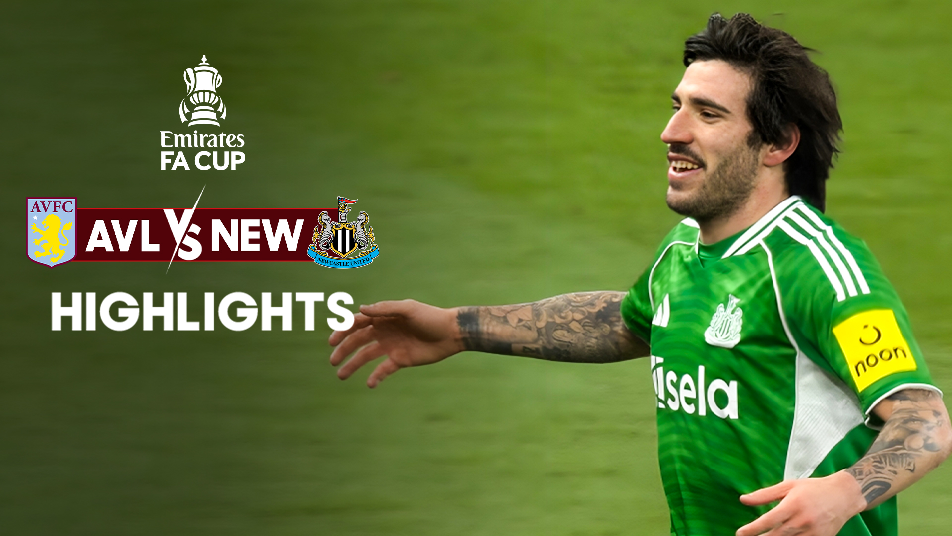 Aston Villa vs Newcastle United - Highlights - 14 Feb 2026