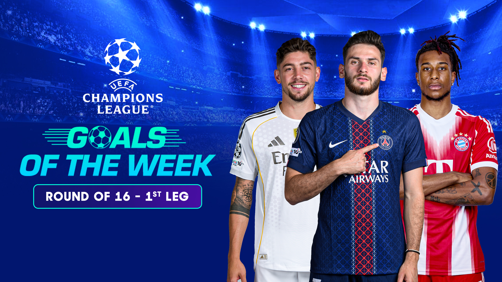 Top Goals Of The Week - Round of 16- 1st Leg