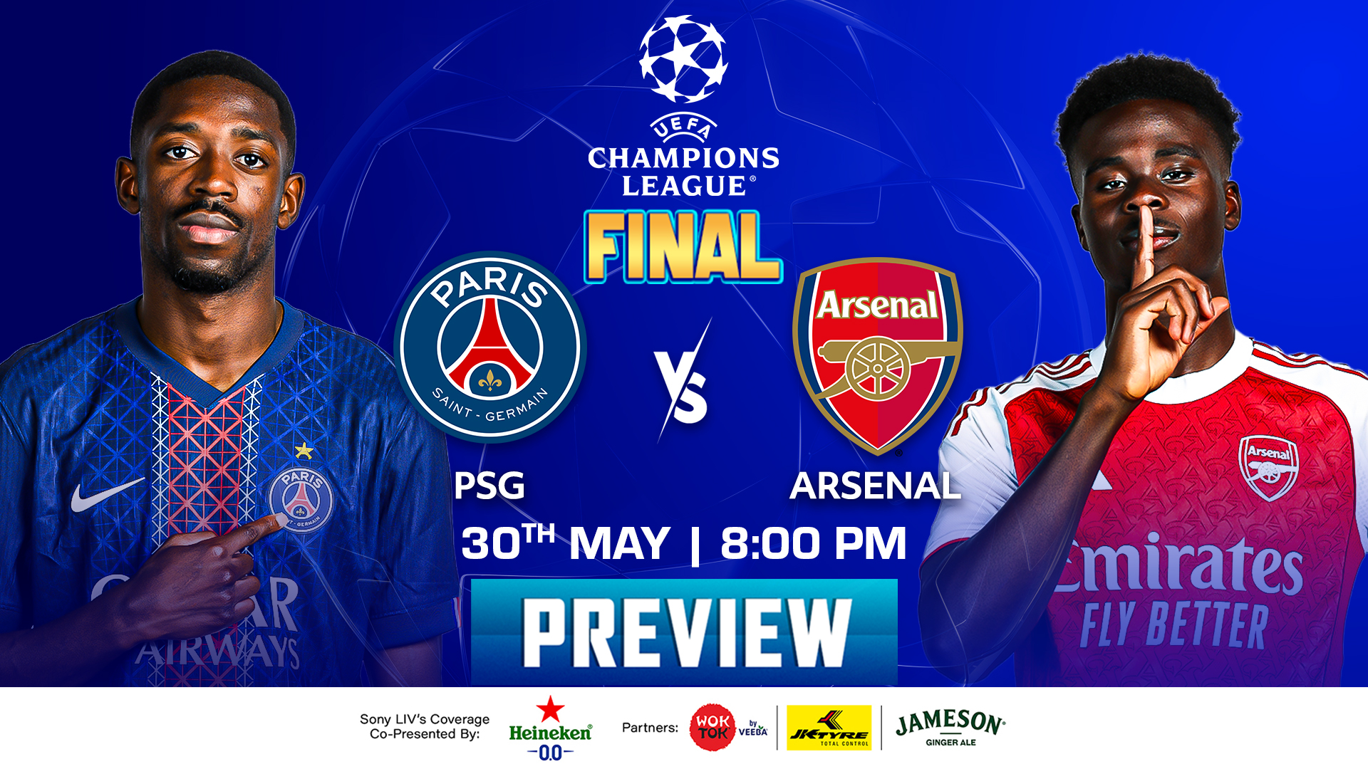 PSG vs Arsenal - Final - Preview